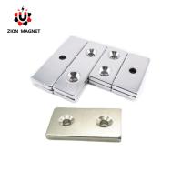 China Custom Magnetization Direction Magnetic Square for Welding and ISO9001 2008 Certified for sale