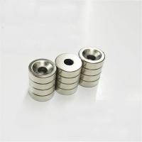 China Composite Ferrite Magnet Customized Neodymium Disc Countersunk from Top Chinese Magnet for sale
