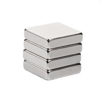 China Customized Acceptable Large rectangular magnet block with super strong magnetic force for sale