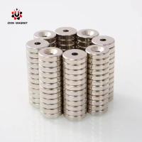 China Customizable Magnetization Direction Super Strong Round Countersunk Neodymium Magnets for sale