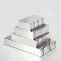 China Thin Type Rectangular Shape NeFdB Magnet with Grade NdFeB and Sample in Competitive for sale