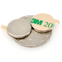 China Choose Freely Super Strong Neodymium Disc Rectangular Magnet with Adhesive for sale