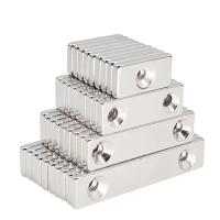 China Customized Rectangle Neodymium Magnets Through Thickness or According to Your Needs for sale