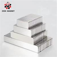 China Small Rectangular Neodymium Magnets with Through-Thickness Magnetization Direction for sale