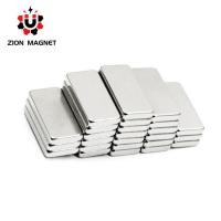 China Small Rectangular Neodymium Magnets with Through-Thickness Magnetization Direction for sale