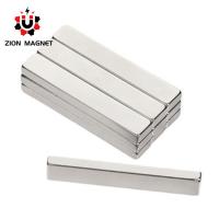 China N50 Ndfeb Permanent Magnet Strong Bar Rectangular Neodymium Magnet for Wind Generators for sale