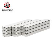 China N50 Ndfeb Permanent Magnet Strong Bar Rectangular Neodymium Magnet for Wind Generators for sale