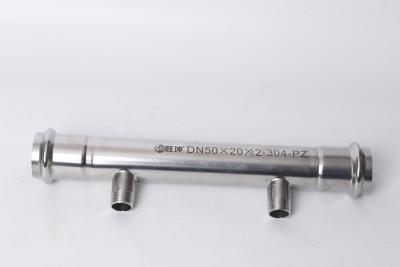 China Round Stainless Steel Water Manifold Welded Stainless Steel Pipe For Drinking Water for sale