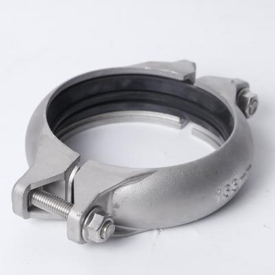 China High-Performance Stainless Steel Clamp Grooved Fittings for Piping Connection for sale