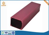China Cylindrical Round Extruded Aluminum Enclosure Electrical Control Box 25um Anodizing for sale