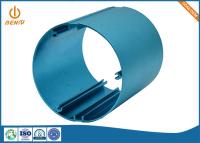 China Cylindrical Round Extruded Aluminum Enclosure Electrical Control Box 25um Anodizing for sale