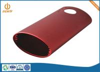 China Cylindrical Round Extruded Aluminum Enclosure Electrical Control Box 25um Anodizing for sale