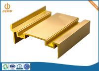 China Polished Brass Extrusion Profile Heat Sink for Power Amplifier Custom 100kg MOQ for sale