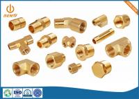 China Brass Connector CNC Precision Turning Parts Walking Cane Components 0.005mm Tolerance for sale