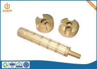 China Brass Connector CNC Precision Turning Parts Walking Cane Components 0.005mm Tolerance for sale