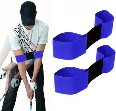 China Arm Band Golf Swing Training Aid Elastic Swing Correcting Trainer Band for sale