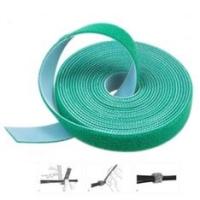 China Adhesive Backed Hook and Loop Tape Fasteners 70% Nylon 30% Polyester 2cm Width Reusable Cable Ties for sale