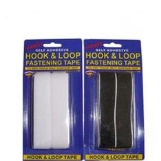 China Strong sticky Self Adhesive Hook and Loop Tape 100% Nylon Back Gule Fasteners Hook and Loop for sale