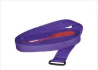 China Purple Hook and Loop Cinch Strap with Plastic Buckle Reusable Self Lock 50cm for sale