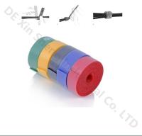 China 10mm Width Double Sided Hook And Loop Cable Tie With Oem Logo for sale