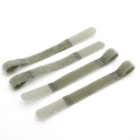 China Reusable Nylon Hook and Loop Cable Ties 6x0.7 inch with Custom Logo for sale