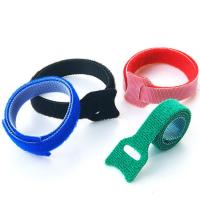 China Reusable Hook and Loop Cable Ties 15x150mm Custom Color Back to Back Fastening for sale