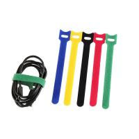 China 25x200mm Reusable Hook and Loop Cable Ties Nylon 50000 Cycle Life Custom Logo for sale