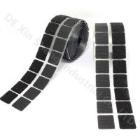 China Custom Die Cut Strong Sticky Adhesive Hook and Loop Squares 110mm Width Heavy Duty for sale