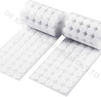 China Self Adhesive Hook and Loop Dots 50 Yards Roll Heavy Duty Nylon Fastening Tape for sale