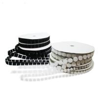 China Self Adhesive Hook and Loop Dots 60% Nylon Heavy Duty Die Cut for Sofa Furniture for sale