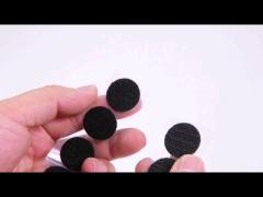 adhesive hook and loop dots