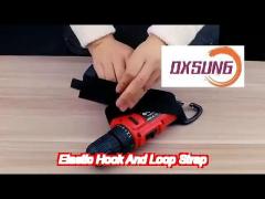 50mm width heavy-duty nylon elastic hook and loop strap 20 yards/roll for cable management