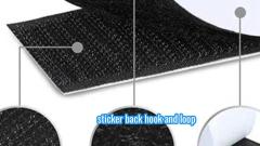 Strong Hook Loop Tape 25m Roll Black