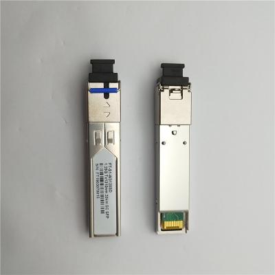 China Fiber Transceiver 1.25Gbps SFP Transceiver, Bidi Singlemode Single Fiber LC  1310/1550NM 20KM for sale