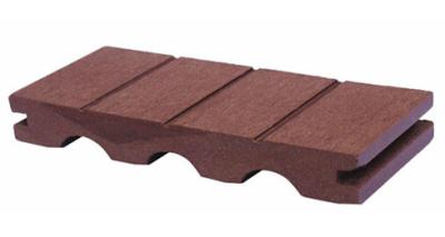 China 140X23-C Arched Deck Cheap Outdoor Deck Anti-Slip/UV Resistance WPC Decking Floorings for sale