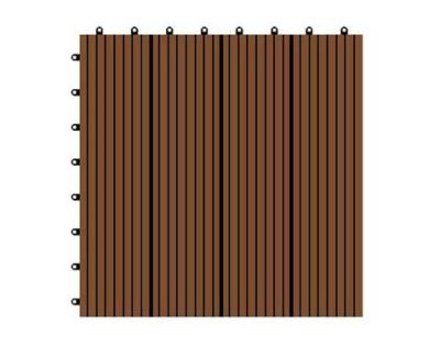 China WX01 WPC Eco-friendly and durable interlocking outdoor and indoors flooring tiles for sale