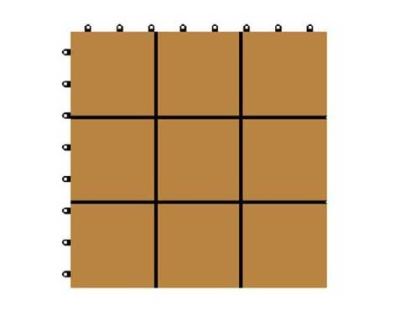 China WX08-A China hot sale durable villa outdoor interlocking DIY decking wpc tiles for sale