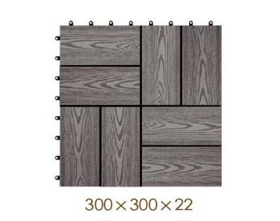 China WX18 plastic decking/interlocking composite/decking tiles/composite decking tiles for sale