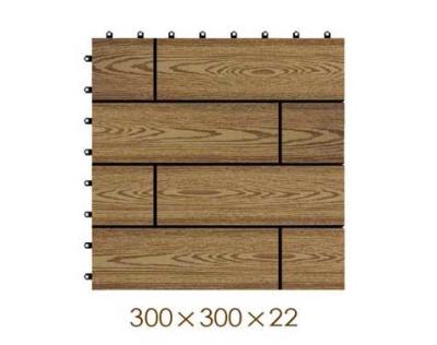 China WX19 deck tiles/interlocking composite decking tiles/wood planks for outdoor/wooden deck flooring details for sale