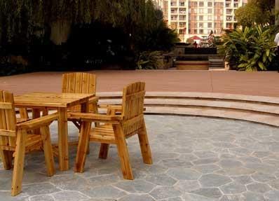China 2019 new product outdoor composite decking wpc wooden tiles OEM outdoor wpc decking flooring for sale