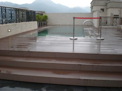 China super cheap wear resistant outdoor portable decking wpc diy boards for sale