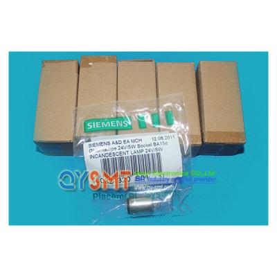 China SMT spare parts Original  New SIEMENS INCANDESCENT LAMP 24V 5W 00321320 S01 for sale