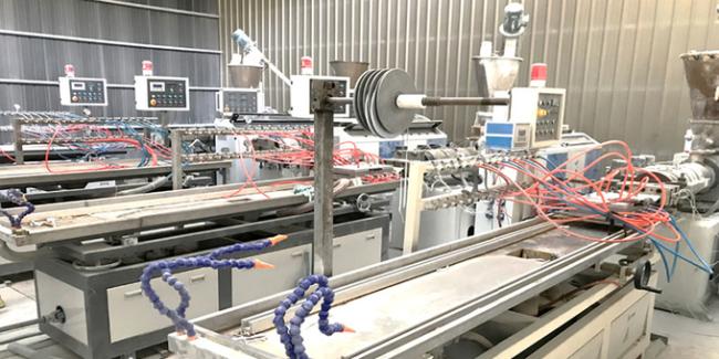 UPVC WPC PVC Panel Wall Panel Making Wood Plastic Composite Machine Profile Extrusion line 5