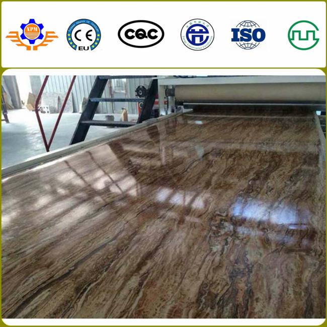 PVC artificial marble sheet making machine