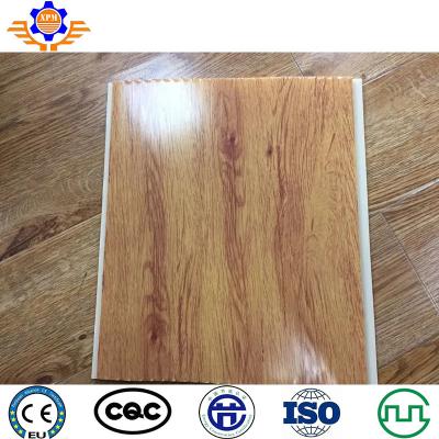 Cina 200Kg/H UPVC WPC PVC Panel Wall Panel Making Wood Plastic Composite Machine Profile Extrusion Line in vendita