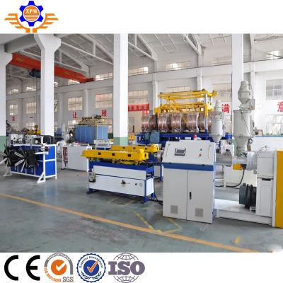 China 20 a 50m m que uno atornilla el PE de un sólo recinto acanalado instale tubos la fabricación de la cadena de producción del tubo del HDPE de la máquina en venta