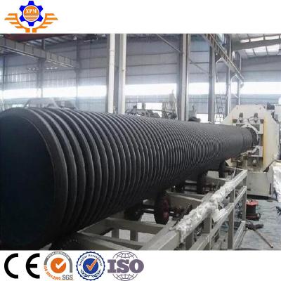 Cina Linea gemellata linea ondulata a parete semplice macchina dell'estrusione del tubo del PVC del PE della vite dell'estrusione del tubo in vendita