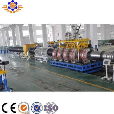 Cina linea linea ondulata a parete semplice dell'estrusione del tubo del PVC del PE pp di 6m 110mm del tubo del PVC in vendita