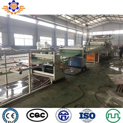 中国 220V機械を作るプラスチック ポリ塩化ビニールの人工的な大理石の生産ライン石のプロフィール シート 販売のため