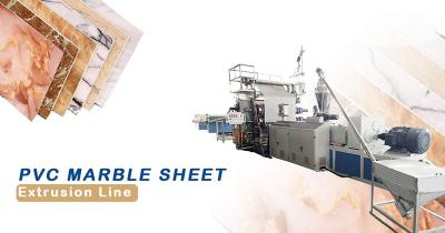 Cina 800 alla linea di produzione di pietra artificiale 8500pcs/24h linea gemellata dell'estrusione del foglio della pietra di profilo del PVC della vite in vendita